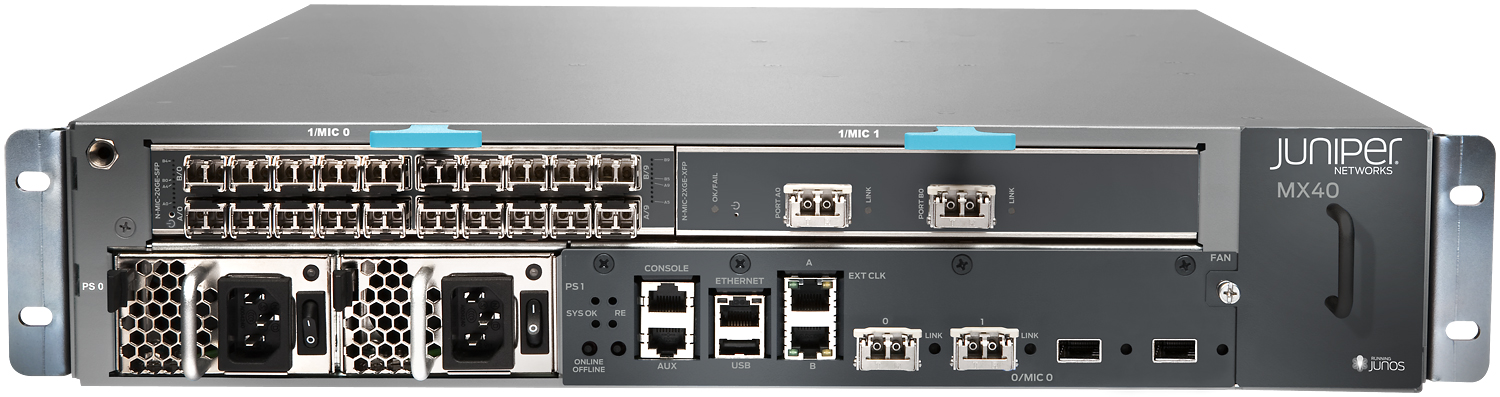 Router MX40 - Juniper Indonesia Networks, Ringkas dan Gesit