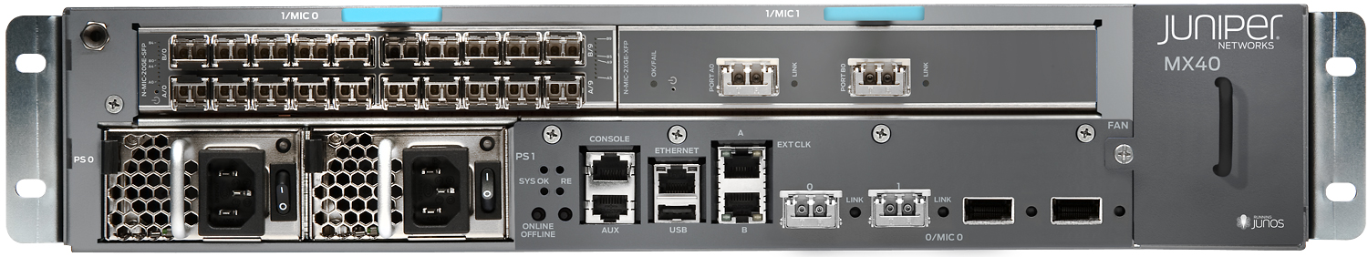 Router MX40 - Juniper Indonesia Networks, Ringkas dan Gesit