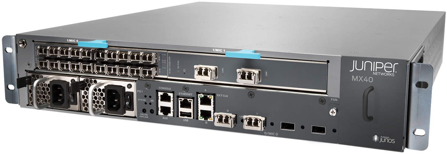 Router MX40 - Juniper Indonesia Networks, Ringkas dan Gesit